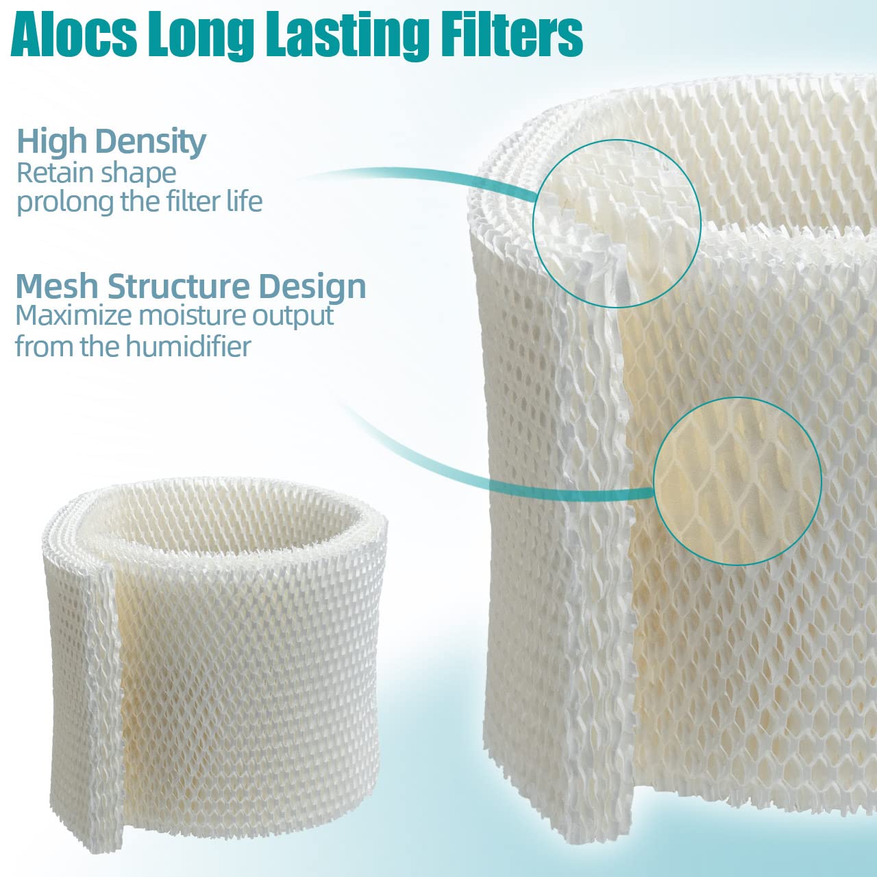 MAF2 Humidifier Wick Filter for Air-Care - Essick Air Moist Air MA0800 MA08000 MA0600 MA0601; Kenmore 32-15508 15408 154080 (2-Pack)