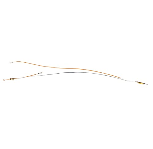 Fire Sense 62156 Thermocouple Replacement for Tabletop Patio Heater High Standard Solid Copper & Brass Material with High Temperature Resistant Protection Sleeve Fits for 60262 & 61322