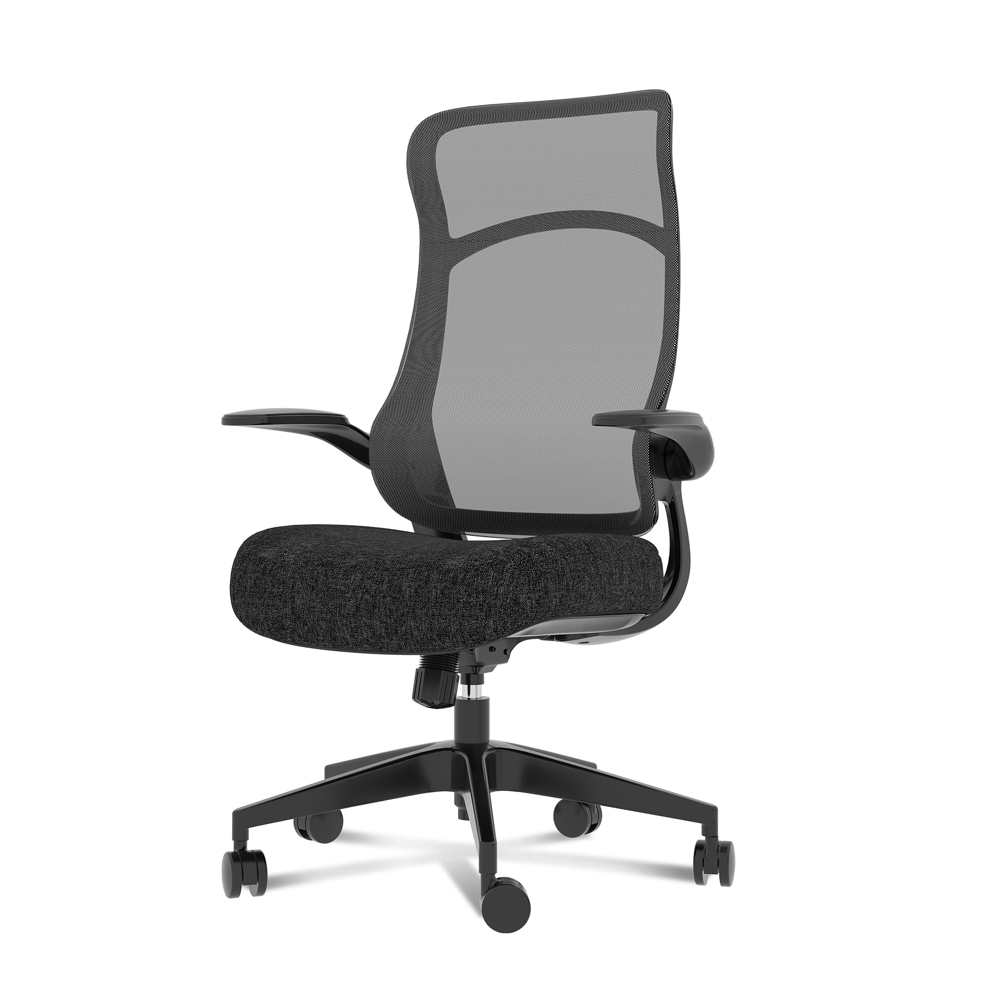 FLEXISPOT Comfy Office Chair for Heavy People, Big and Tall Office Chair, 500LBS Heavy Duty Computer Chair, Executive Home Office Desk Chairs with Wide Thick Seat Adjustable Armrest OC1 Black