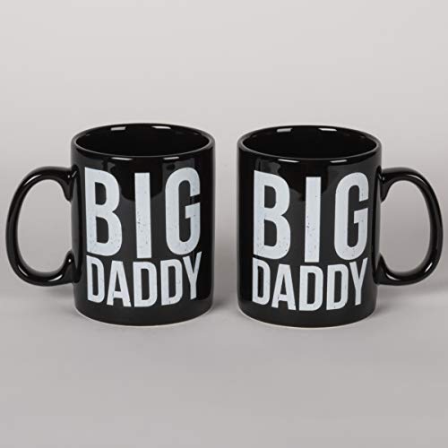 Primitives by Kathy Stoneware Coffee Mug, 1 Count (Pack of 1), Big Daddy, 20 ounces, 4.5"W x 5"H