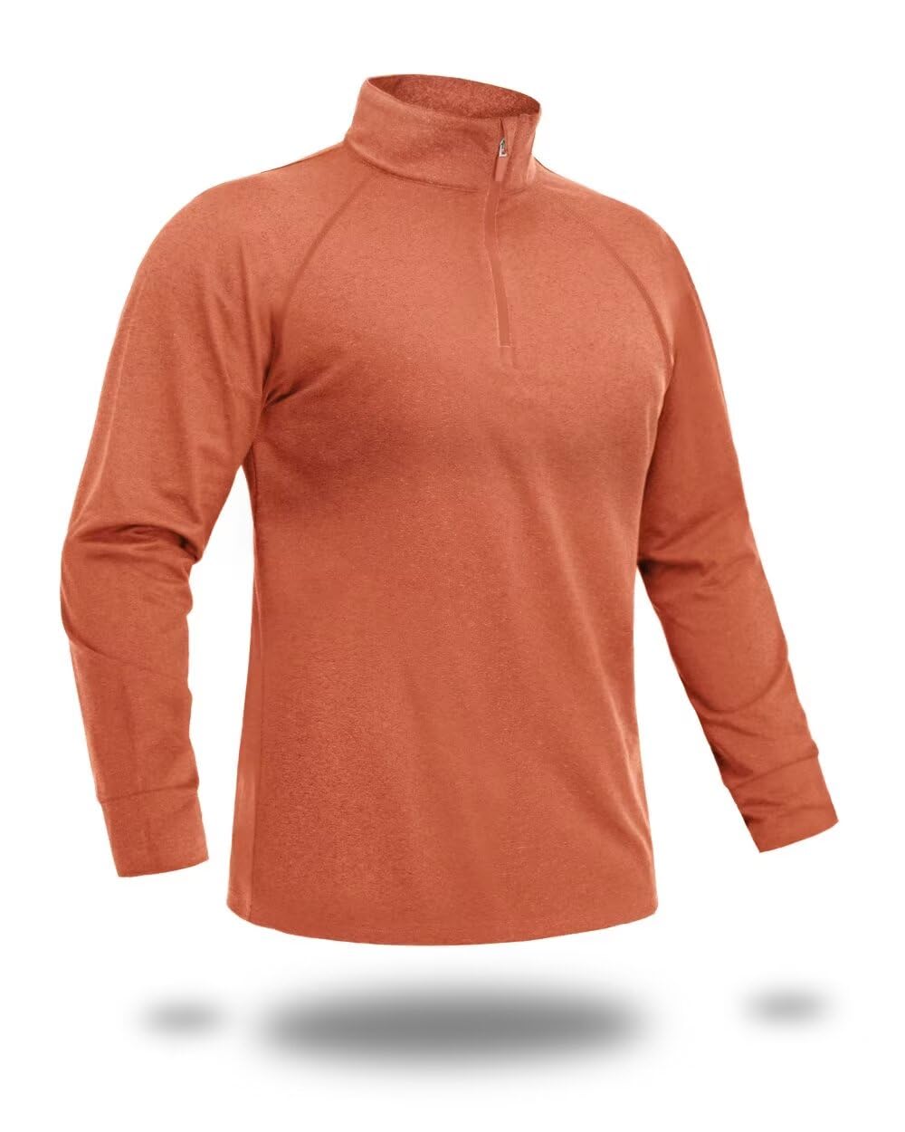 Boladeci Mens Pullover Quarter Zip UPF 50 UV Protection Half 1/4 3/4 1/2 Zip Light Blue Long Sleeve Gym SPF Dry Fit Sun Shirts Rash Guard Golf Tee