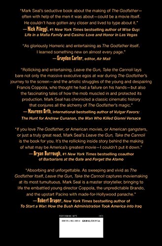 Leave the Gun, Take the Cannoli: The Epic Story of the Making of The Godfather