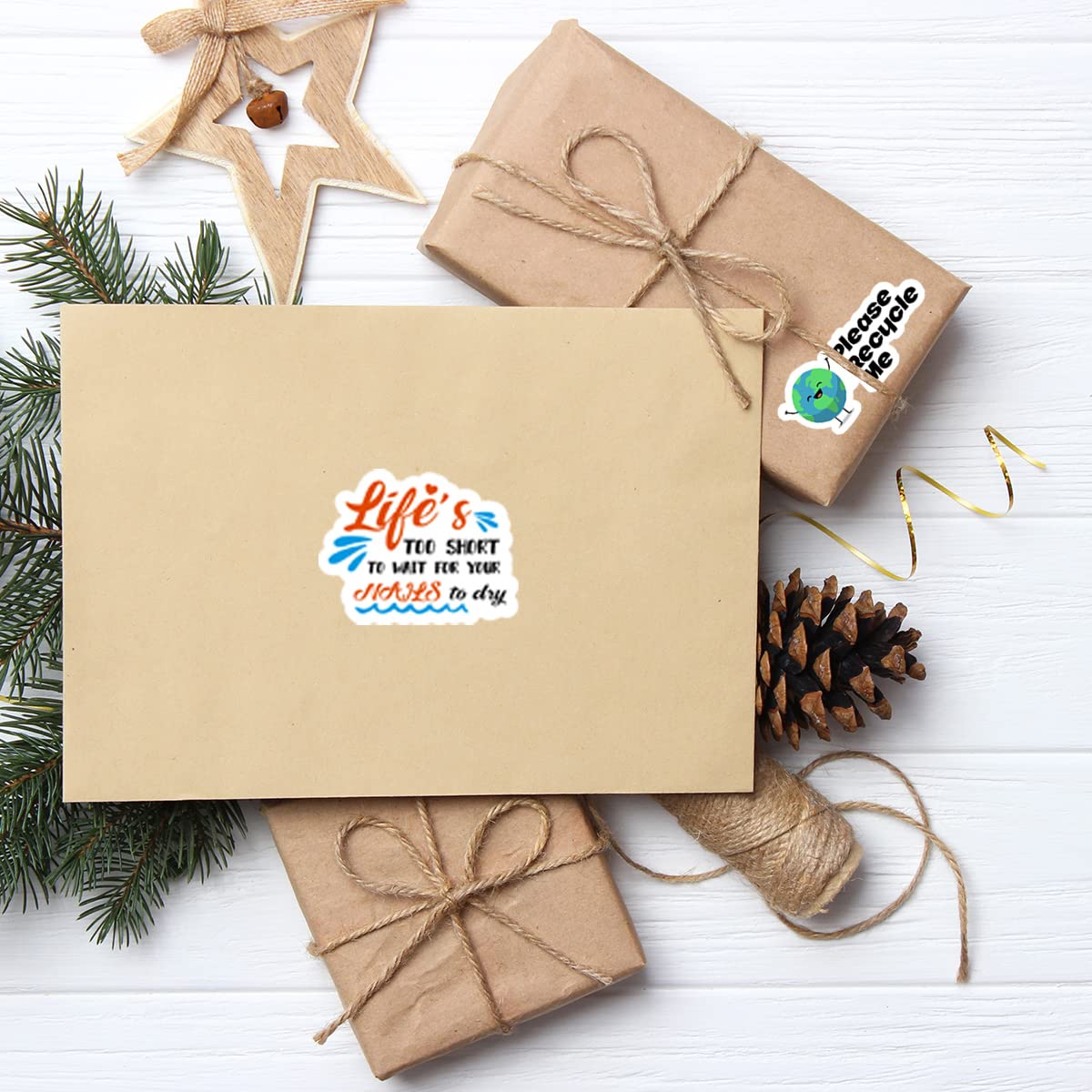 Cute Small Business Stickers,Thank You Stickers, Packaging Stickers, Mail Envelopes Shipping Stickers for Small (Thank You Coffee)