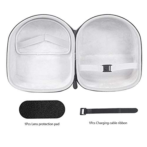 CALIDAKA Hard Carrying Case Compatible with Oculus-Quest 2 Gaming Headset, VR Gaming Headset Travel Case Protective Cover Storage Bag