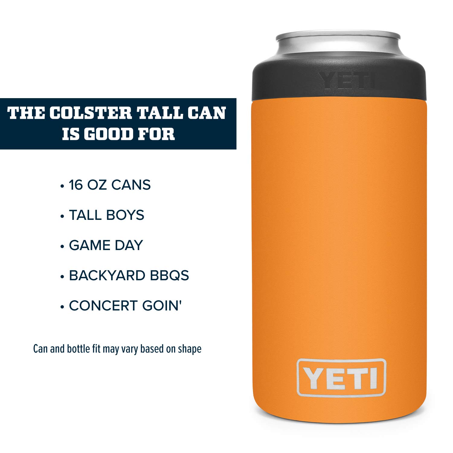 YETI Rambler 16 oz. Colster Tall Can Insulator for Tallboys & 16 oz. Cans, King Crab
