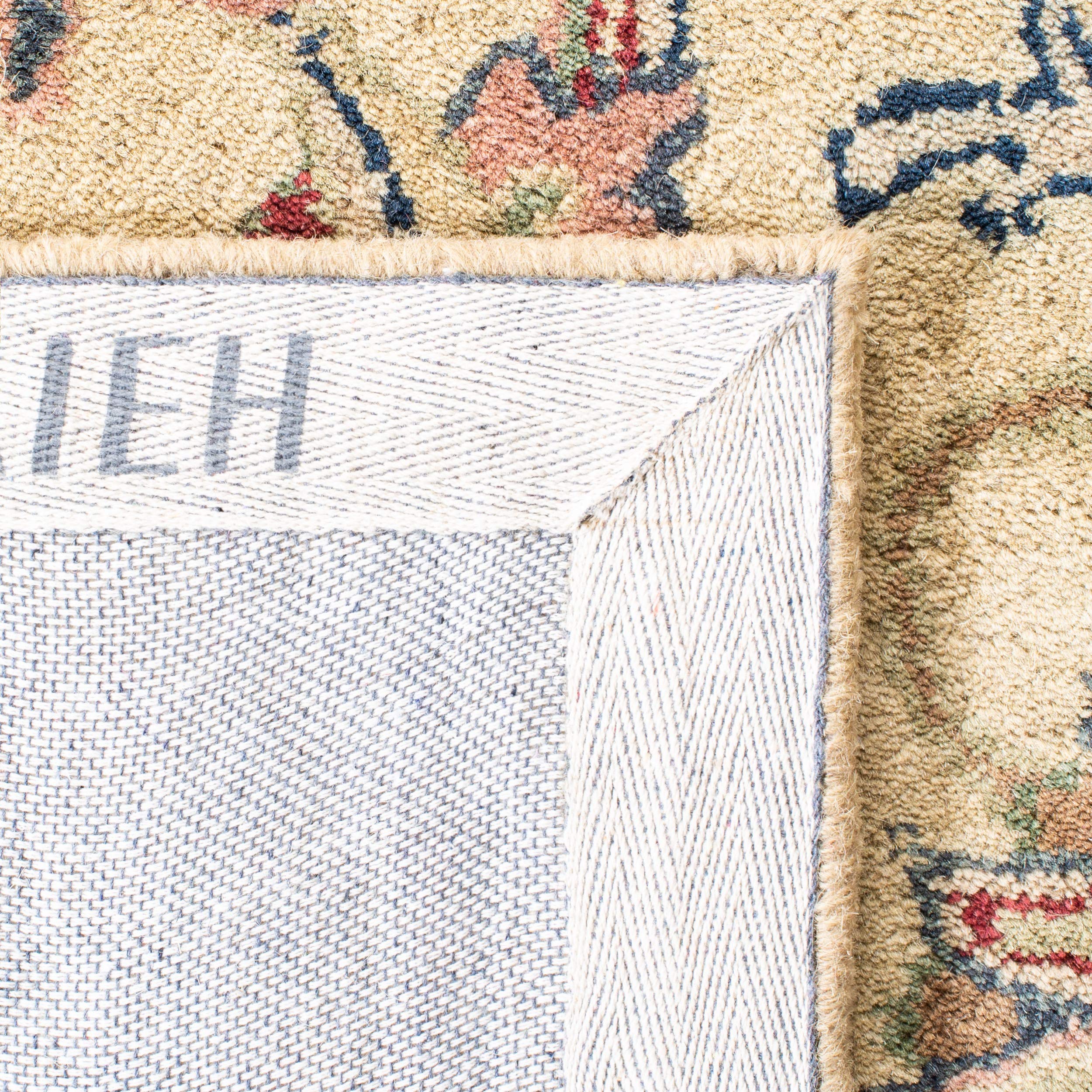 SAFAVIEH Classic Collection 6' x 9' Gold / Red CL398A Handmade Traditional Oriental Premium Wool Area Rug