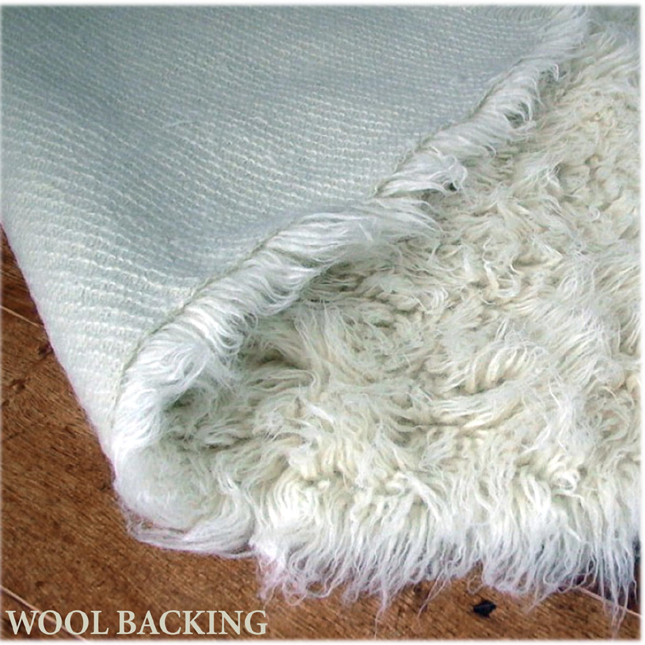 FLOKATI SHAG Beautiful Greek Flokati Rugs in Popular Sizes | Soft and Fluffy 3"" Organic Wool Pile | Premium 2000gsm Weight | Off White Wool Rug. (3' x 5')