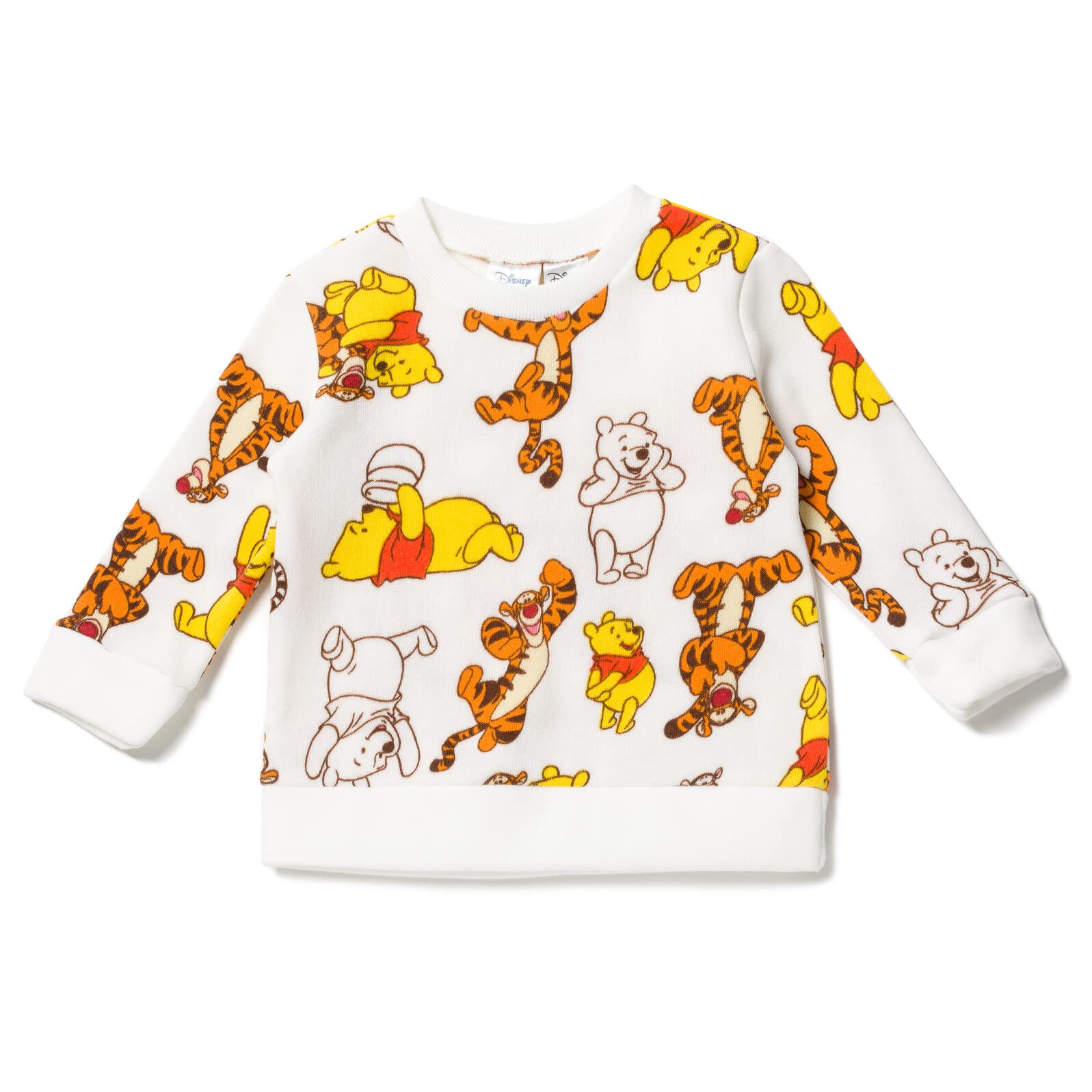 Disney Tigger Winnie the Pooh Infant Baby Boys Fleece Pullover Sweatshirt Pants Black/White 24 Months