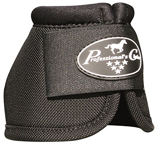 Professional's Choice ★ Ballistic NO Turn Overreach Bell Boots All Colors & Sizes (Black, Medium)