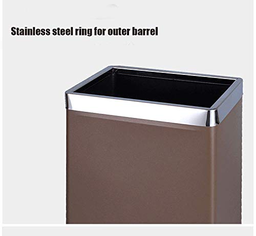 Huaqinglian 1.6Gallon Bathroom Trash Can with Lid,Small Pedal Kitchen Garbage Can,Office Bedroom Wastebasket Bin with Removable Liner Bucket.