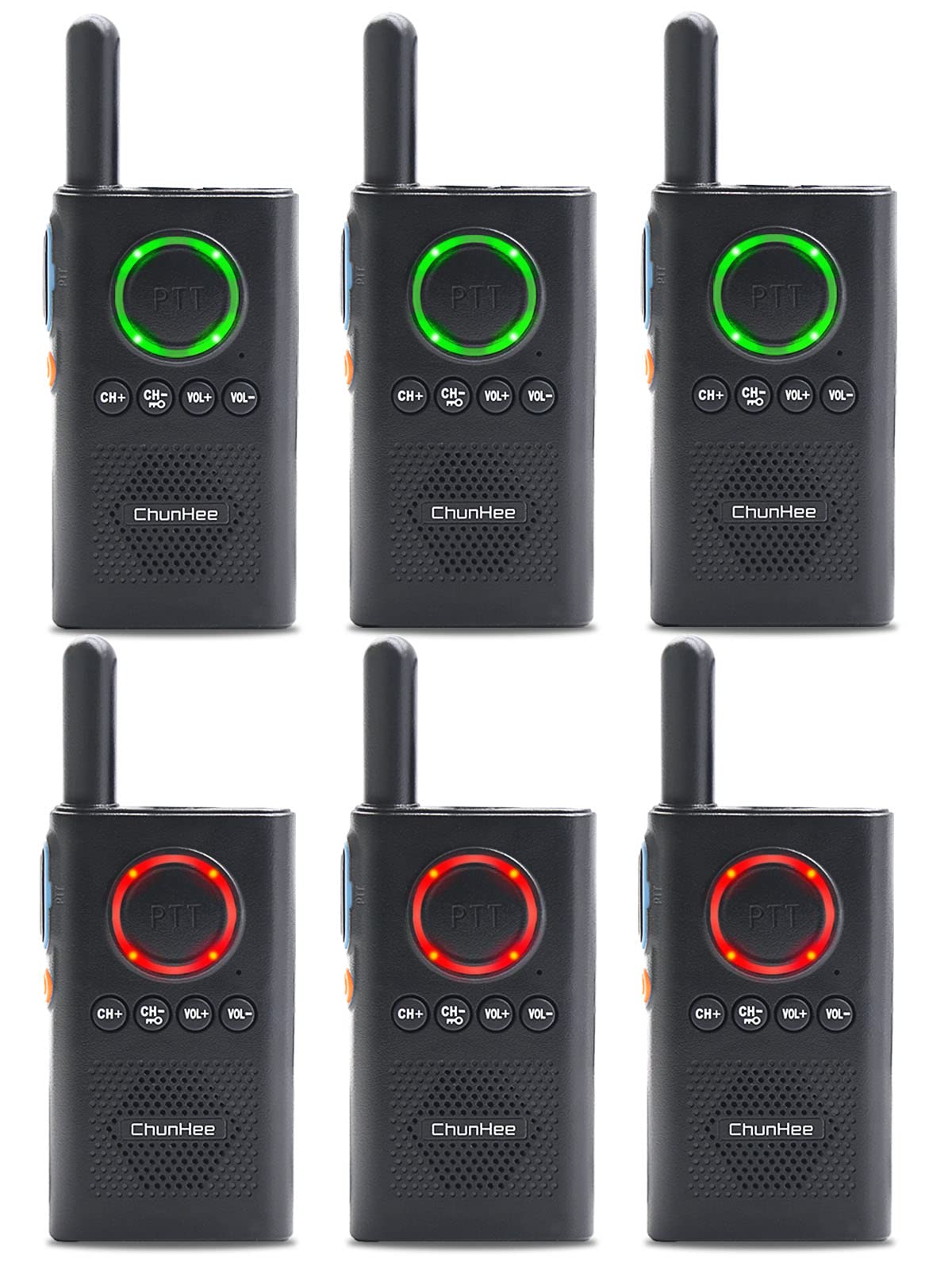 ChunHee Wireless Intercom System for Elderly/Kids, Home Intercom System Room to Room Communication, 1.5 Miles Long Range 16 Channel Intercom System for Home/Office/Camping/Hiking/Vacation