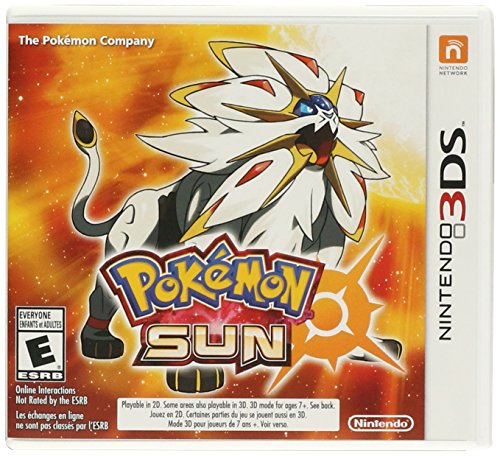 Pokemon Sun and Pokemon Moon Dual Pack - 3 Bonus First Partner Pokemon Figures (Nintendo 3DS)