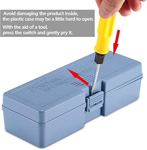 DLH Antifreeze Refractometer Freezing Point RHA-701ATC Car Urea 5 in 1 Tester Ethylene Propylene Glycol Battery Fluid