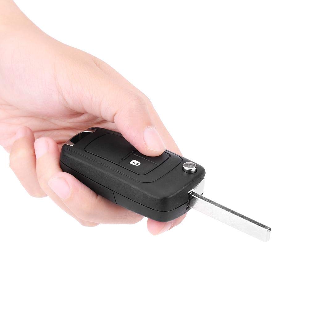Buttons Key Fob Heat and Corrosion Resistance Flip Folding Remote 2 Buttons Car Key Fob Shell Case For Vauxhall Opel Astra Insignia