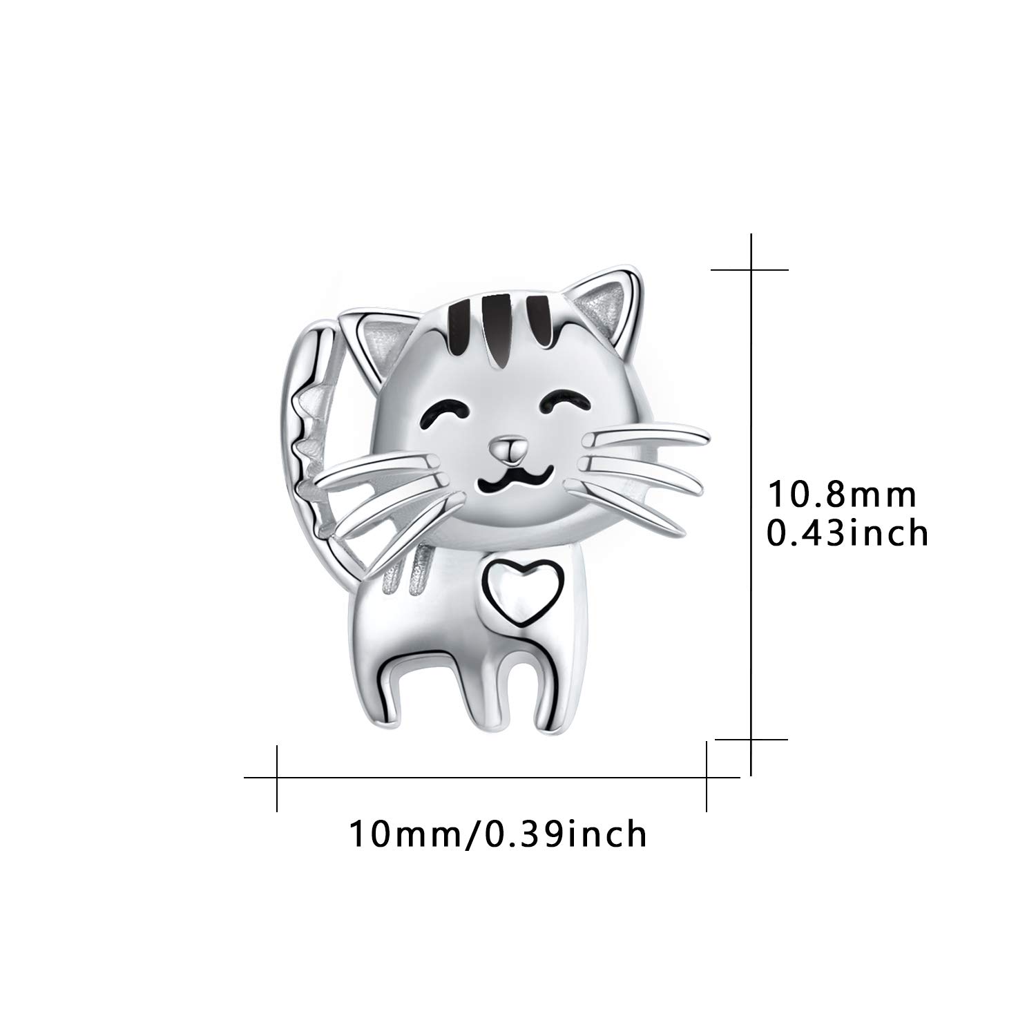 Cat Earrings for Women,925 Sterling Silver Cat Stud Earrings Hypoallergenic Cat Earrings Jewelry Gift for Birthday Christmas