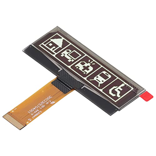 Display Screen, Low Power Consumption 2.23in Organic Light Emitting Diode Display Module 24 Pin Lightweight for DIY(White)