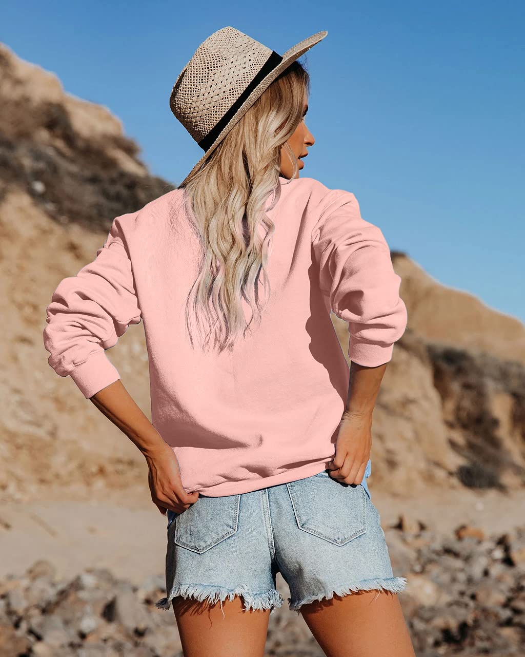 Cat Mom Sweatshirt Women Cat Mama Shirt Cute Cat Long Sleeve Letter Print Tshirt Tops Pink