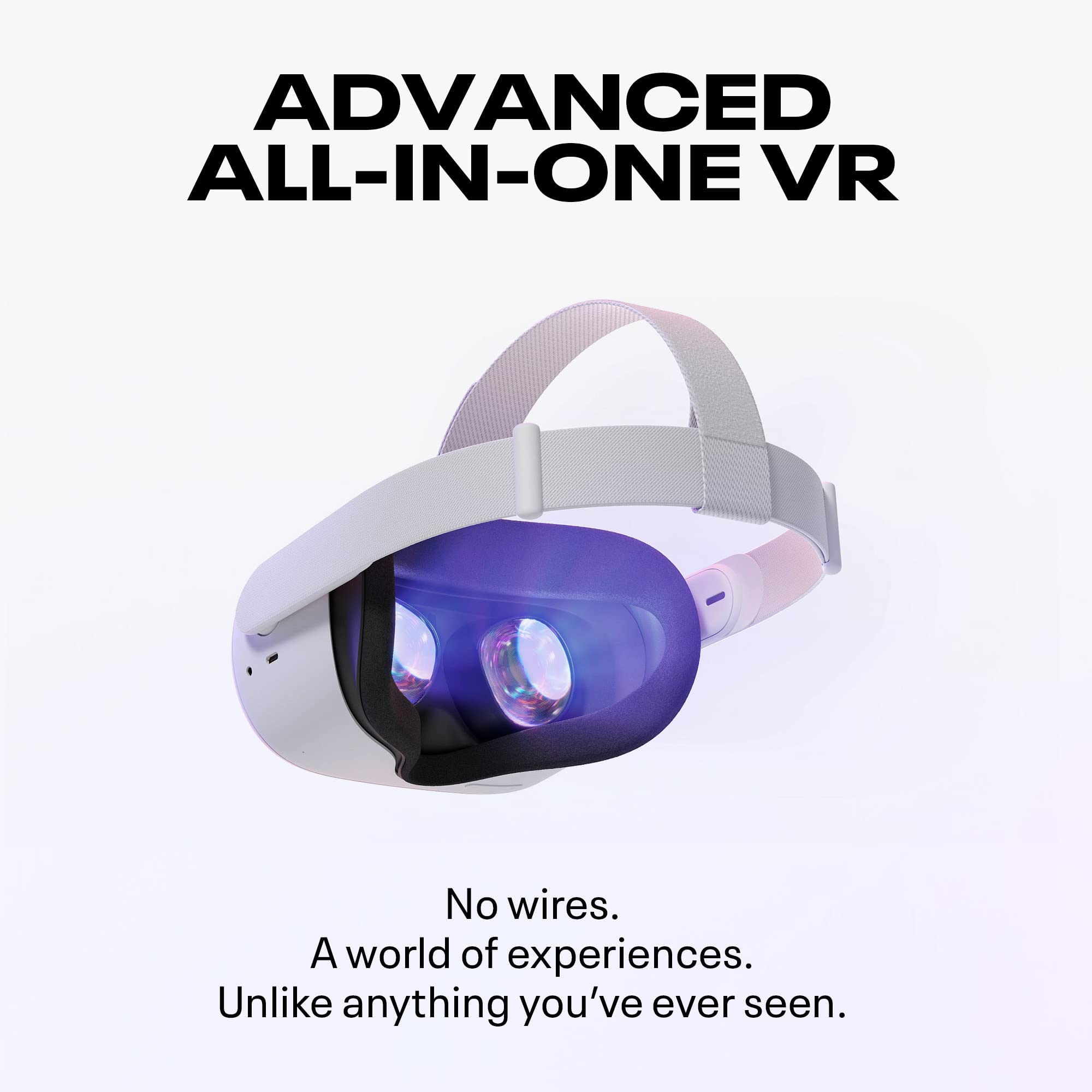 CyberpowerPC Gamer Xtreme VR Gaming PC & Win 11 Home (GXiVR8480A10) & Oculus Quest 2 — Advanced All-in-One Virtual Reality Headset — 128 GB