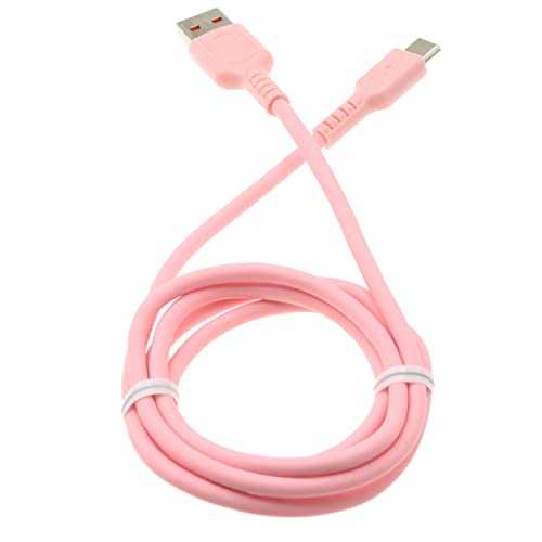 Pink 3ft USB-C Cable Compatible with Amazon Fire 7 Kids (2022 Release),HD 10 (2019 Release) - Charger Cord Power Wire Type-C Fast Charge D7P