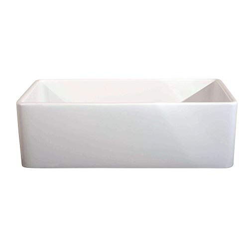 Fireclay sink, 33" Apron Front Farmhouse Kitchen Sink. Solid (Not Hollow.)