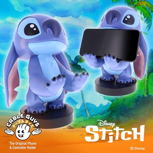 Cable Guys - Disney Stitch Gaming Accessories Holder & Phone Holder for Most Controller (Xbox, Play Station, Nintendo Switch) & Phone