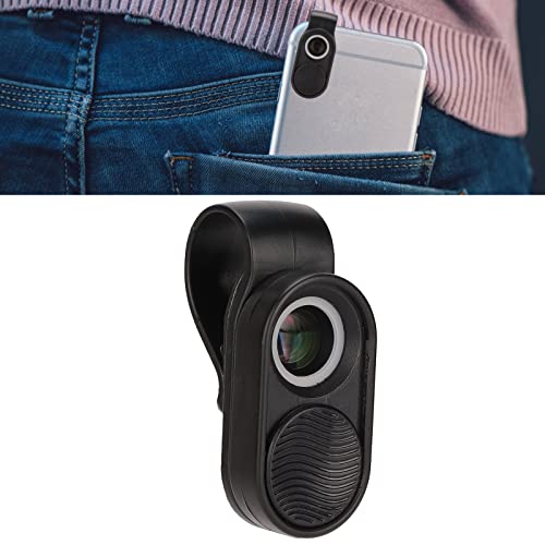 PUSOKEI 100X Phone Microscope,Mini Pocket Phone Camera Lens Attachment Microscopes with Universal Clip and LEDs,Portable USB Micro Magnifier for Kids Adults Trichome Coin