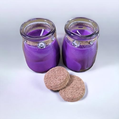 Candle for Saint Lazarus Set of 2 (Vela para San Lazaro set de 2).