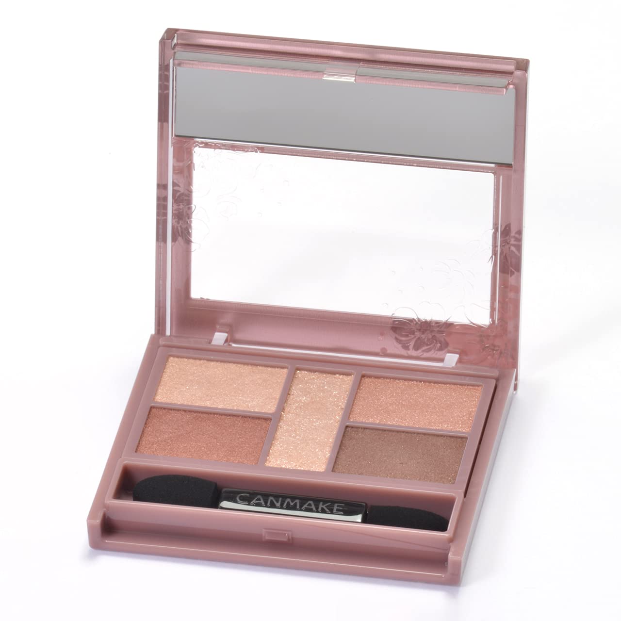 CANMAKE Perfect Stylist Eyes, 5-Color Eyeshadow Palette 0.10 oz (3.0 g) (19 Urban Copper)