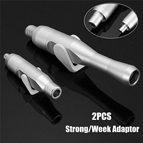 D-ental Comprehensive Chair Accessories Aluminum Saliva Ejector Universal HVE Suction Valve Weak and Strong Adaptor