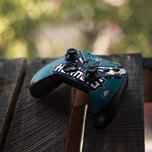Skinit Decal Gaming Skin Compatible with Xbox One S Controller - Officially Licensed NBA Charlotte Hornets Large Logo Design