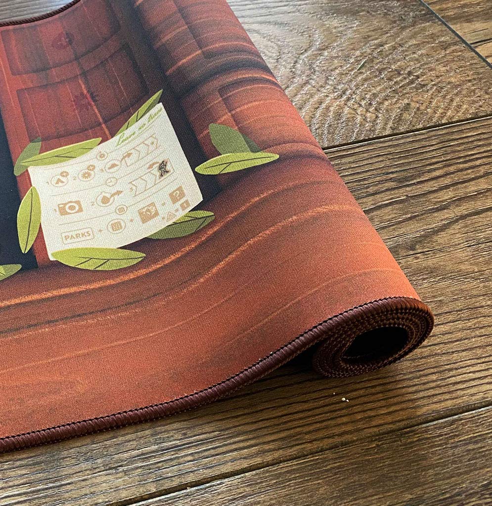 Parks Neoprene Playmat: Protect Your Game and Play Outside or at a Restaurant (Includes Storage tub)