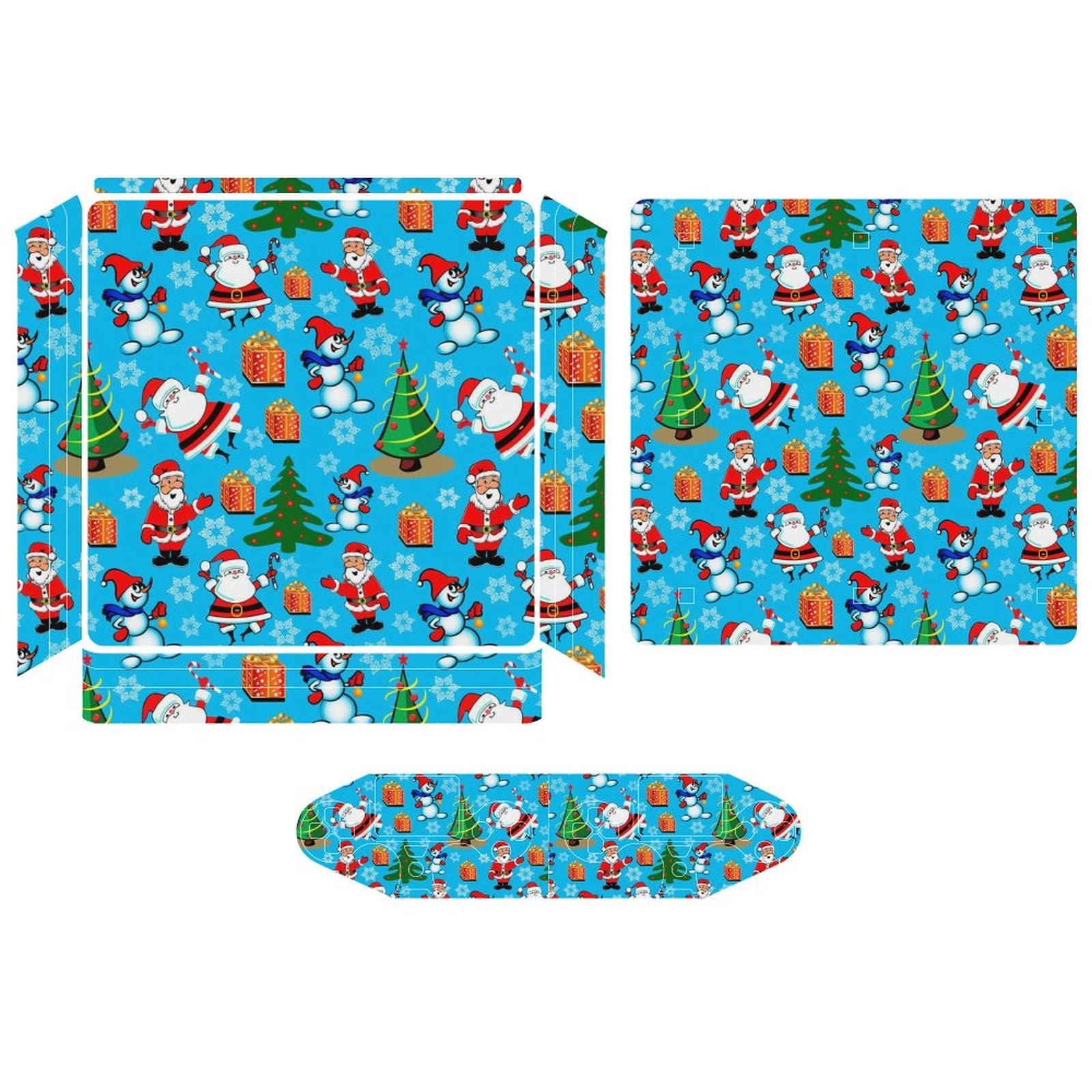 Christmas Trees Gifts Sticker for P-S4 Controller Full Protective Skin Cover Design Wrap Decal Sticker Compatible with P-S4 Print
