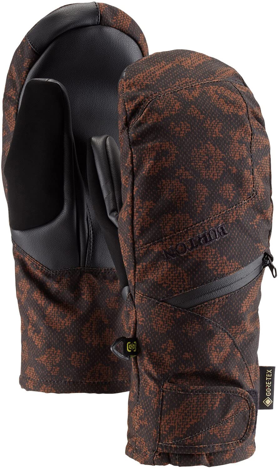 Burton Gore-Tex Under Mittens Womens Sz M Animal Mashup