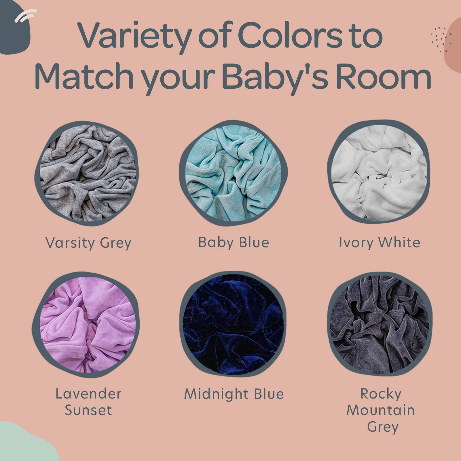 PooPoose Baby Changing Pad - PooPoose Changing Pad Cover Lavender Diaper Mat for Table, Dresser, Change Station, Soft Secure