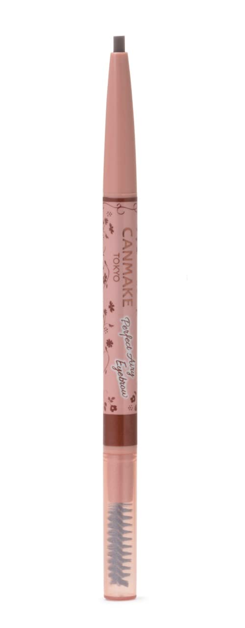 CANMAKE Perfect Airy Eyebrow, Multi-Use Eyebrow Color Makeup, 0.01 oz (0.29 g) (02 Natural Brown)