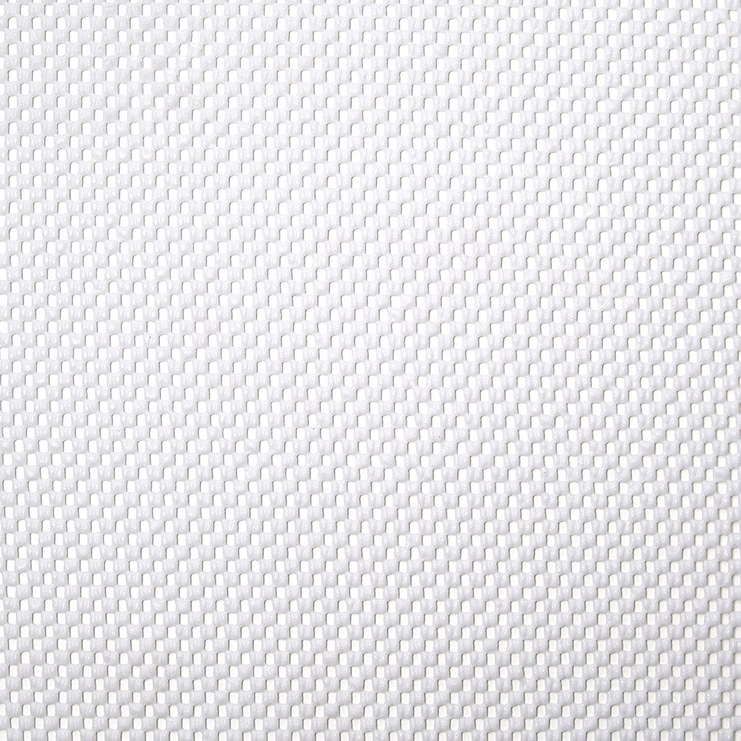 Con-Tact Brand Grip Premium Shelf Liner, Thick and Non-Adhesive Drawer Liner, Multi-Purpose and Easy to Use, 12" x 4', Bright White, Pack of 6