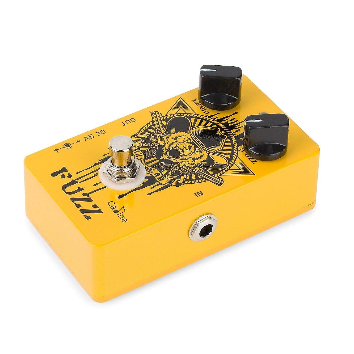 Caline Fuzz Bear Guitar Effects Pedal Multieffects Pedals Metal True Bypass Orange CP-46
