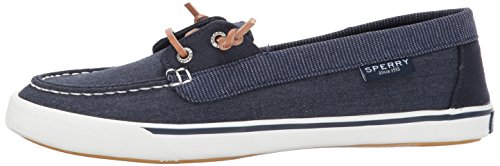 Sperry Womens Lounge Away Sneaker, Navy, 7.5