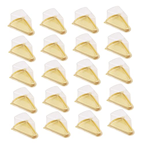 OATIPHO 50pcs Sandwich Box Mini Cake Boxes Cake Plastic Container Clear Container Bakery Box Moon Cake Packing Box Cheesecake Boxes Disposable Cake Boxes Packing Cake Boxes Blister Dessert