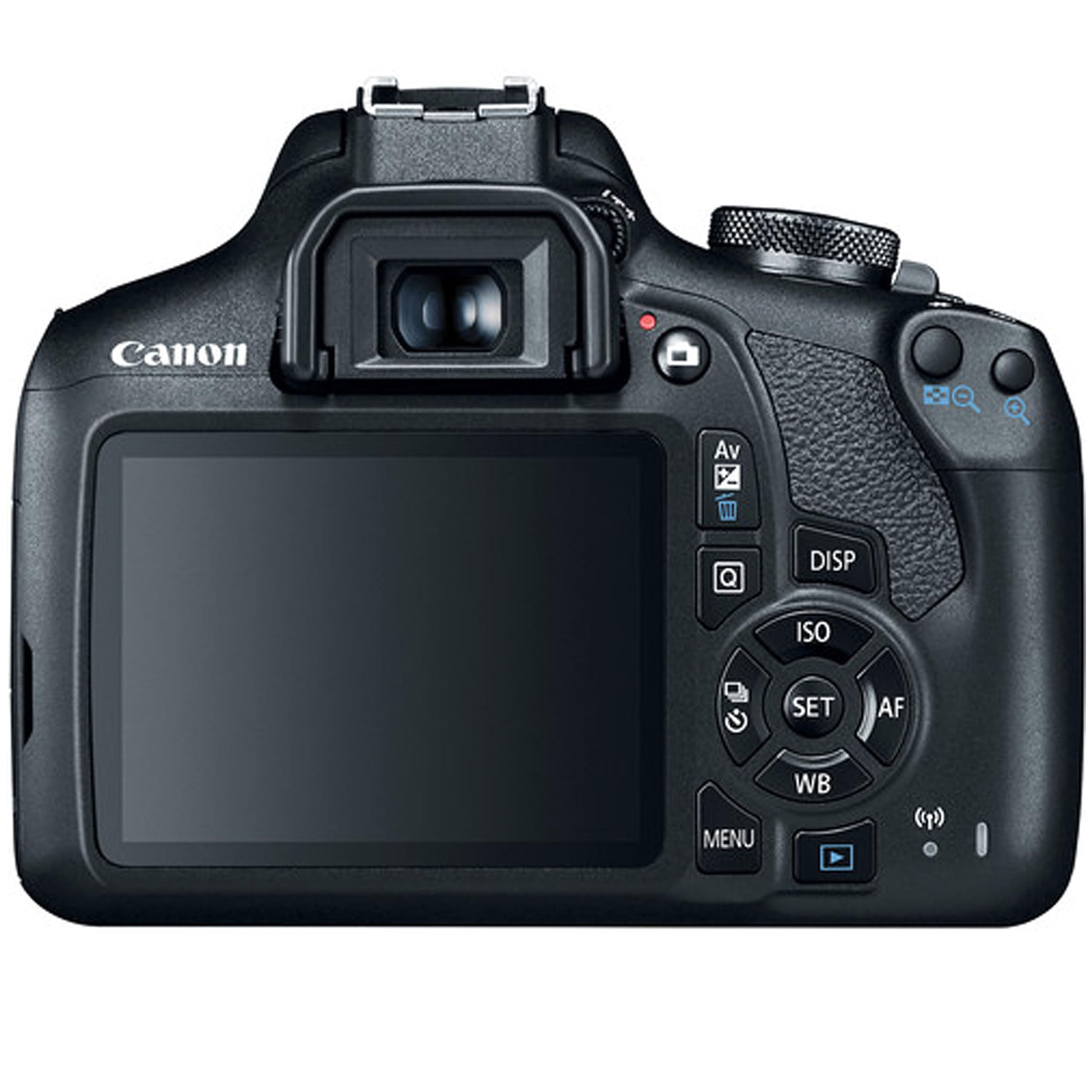 Canon EOS Rebel T7 / EOS 2000D DSLR Camera with EF-S 18-55mm f/3.5-5.6 is II Lens + 2pc 64GB Memory Cards + Filters + Case & More
