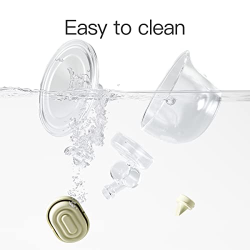 Phanpy Wearable Breast Pump Milk Collector Cup, New Cup Parts, Original Phanpy Breast Pump Replacement Accessories, 24 mm Flange and 20mm Insert Included, 15 oz / 420 ml, 2 Piece