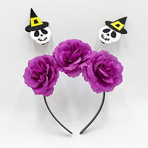 Halloween Decorations Elf Pumpkin Devil Horn Headband Funny Cute Bat Headband Ghost Festival Party Decoration Supplies Helloween Day