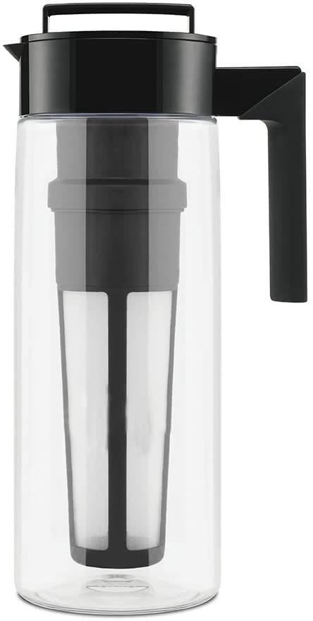 Ucraft Kitchen Cold Brew Coffee Maker – 1.5 Quart – Serve and Store Pitcher for Iced Coffee – Shatterproof – Leak Proof – Fits Most Refrigerator Doors
