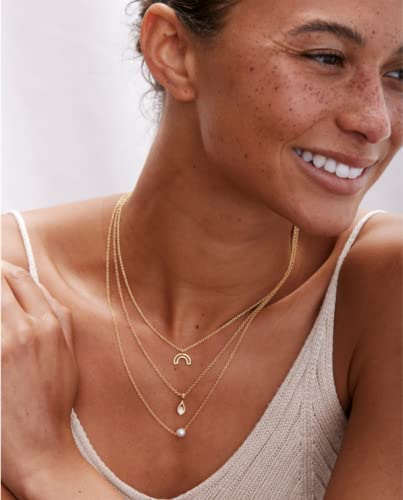 Bryan Anthonys Find Your Fire 14k Gold Necklace for Women, Pendant, Adjustable Length