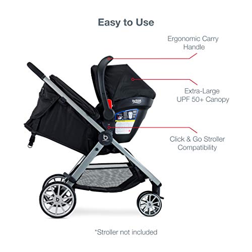 Britax B-Safe Gen2 Infant Car Seat, Eclipse Black SafeWash
