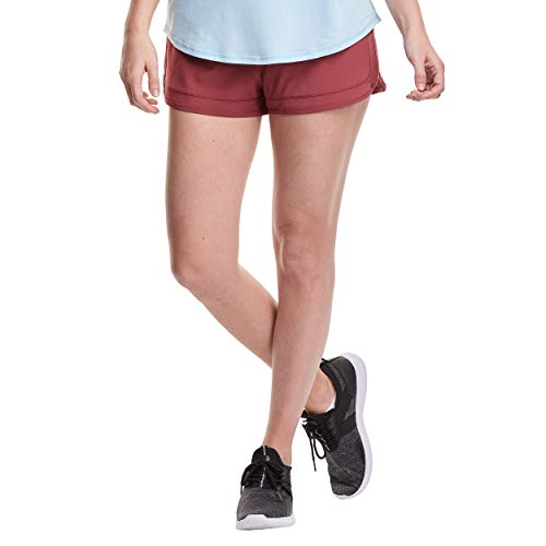 C9 Champion Women's 3.5" Knit Premium Running Shorts, Rock Brick Red, Large