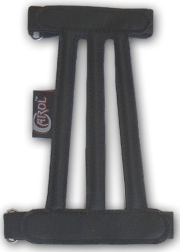 Carol Target Archery Fabric ARM Guard (18cm Long x 7cm Wide) FAG213 Black