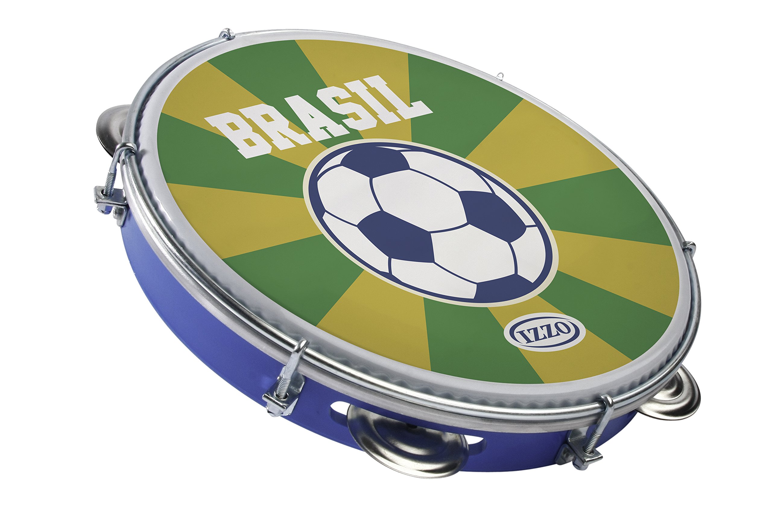 IZZO 9748 ABS Pandeiro with World Cup Synthetic Drumhead