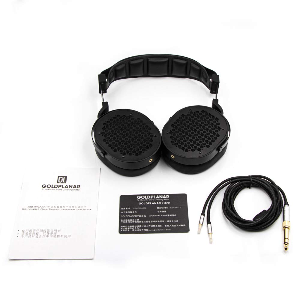 Linsoul Gold Planar GL600 Planar Magnetic Reference Headphone Full-Size