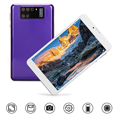 Diydeg 7 inch Android 10.0 Tablet, 1200x1920 IPS Screen Octa Core CPU Processor, Dual Camera, 5.0 MP Rear Camera, WiFi Bluetooth Tablet PC with 4GB RAM 32GB ROM, 6000Mah Battery Tablet Computer(US)